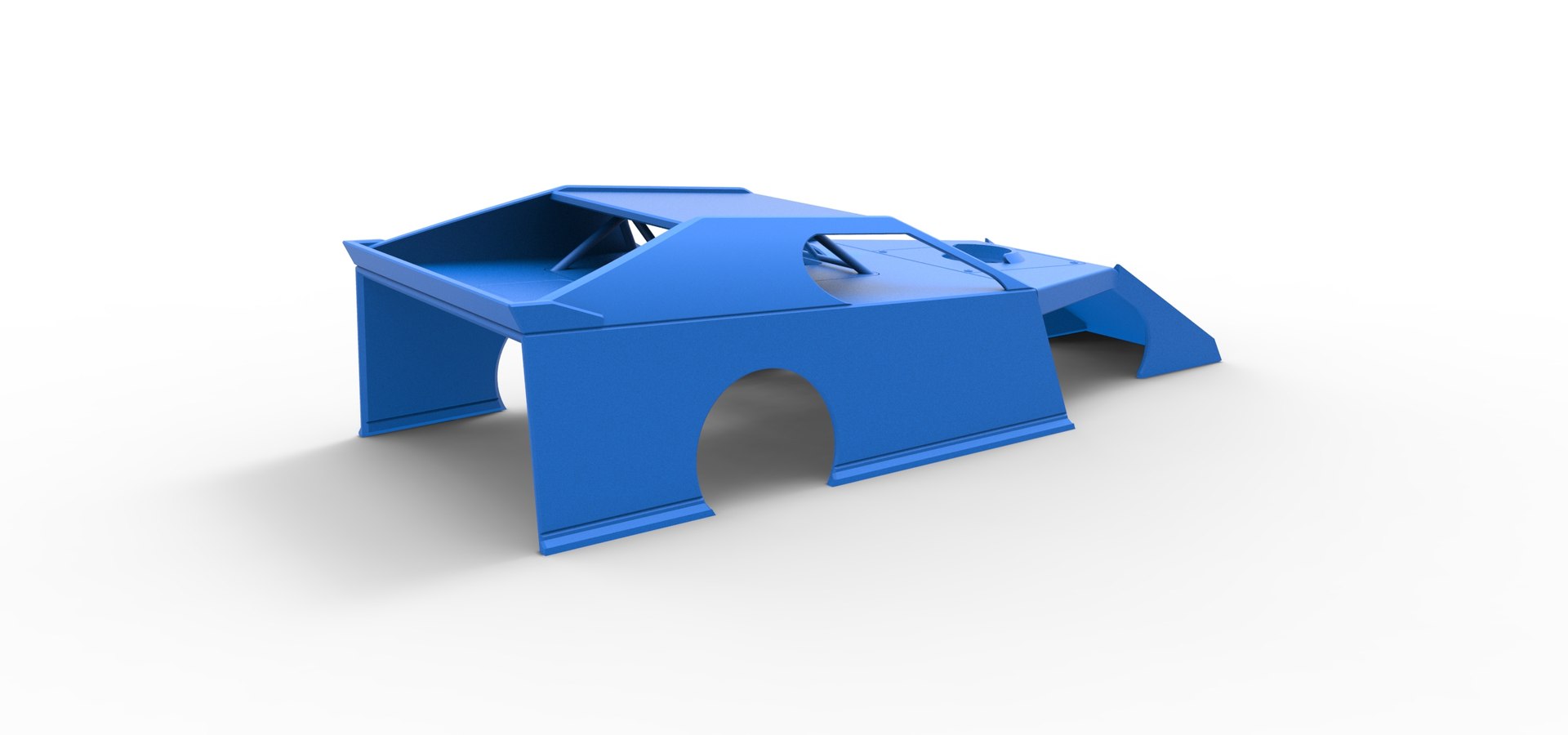 3D Shell Of Dirt Modified Stock Car Scale 1 To 25 - TurboSquid 2313909
