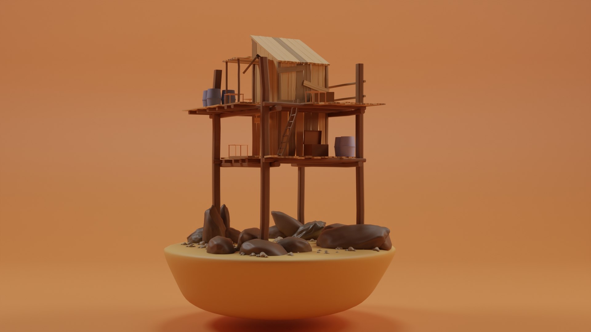 3D Sea House Model - TurboSquid 2197908