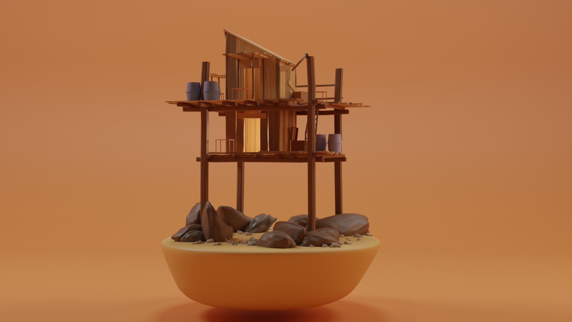 3D Sea House Model - TurboSquid 2197908