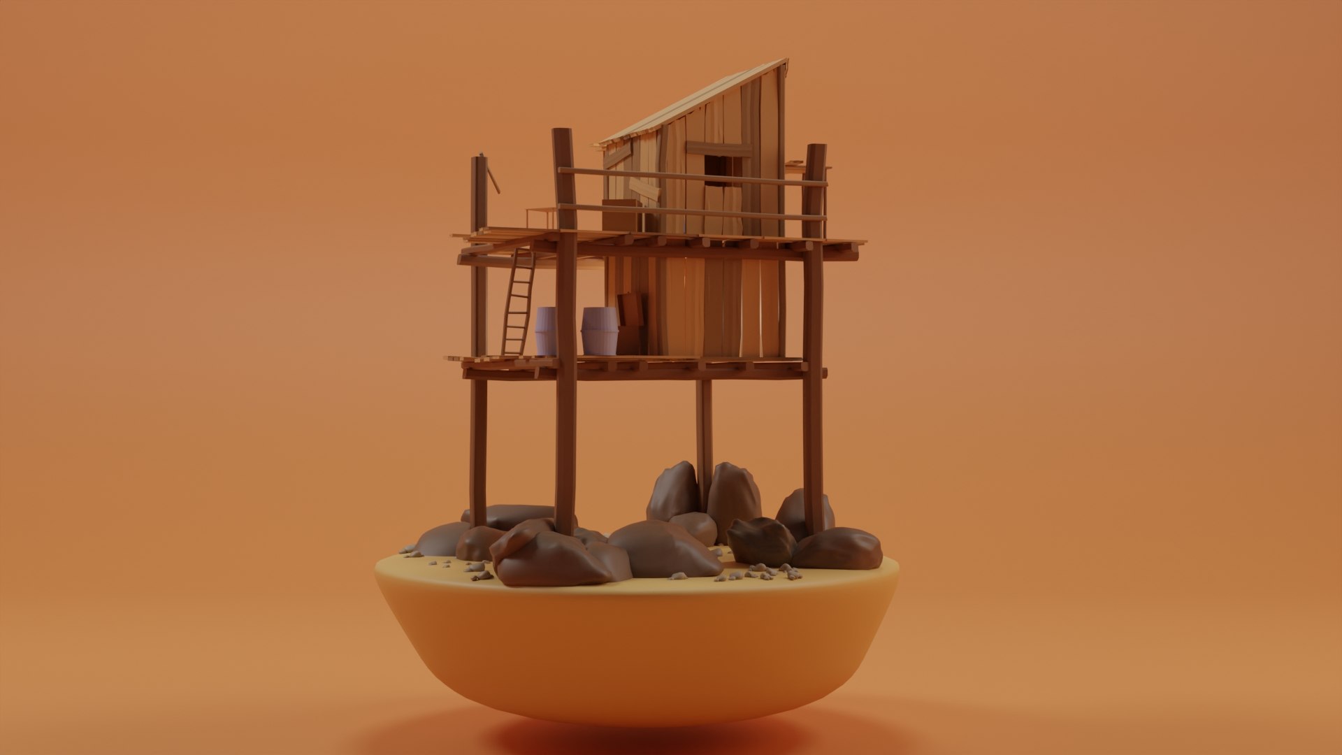 3D Sea House Model - TurboSquid 2197908