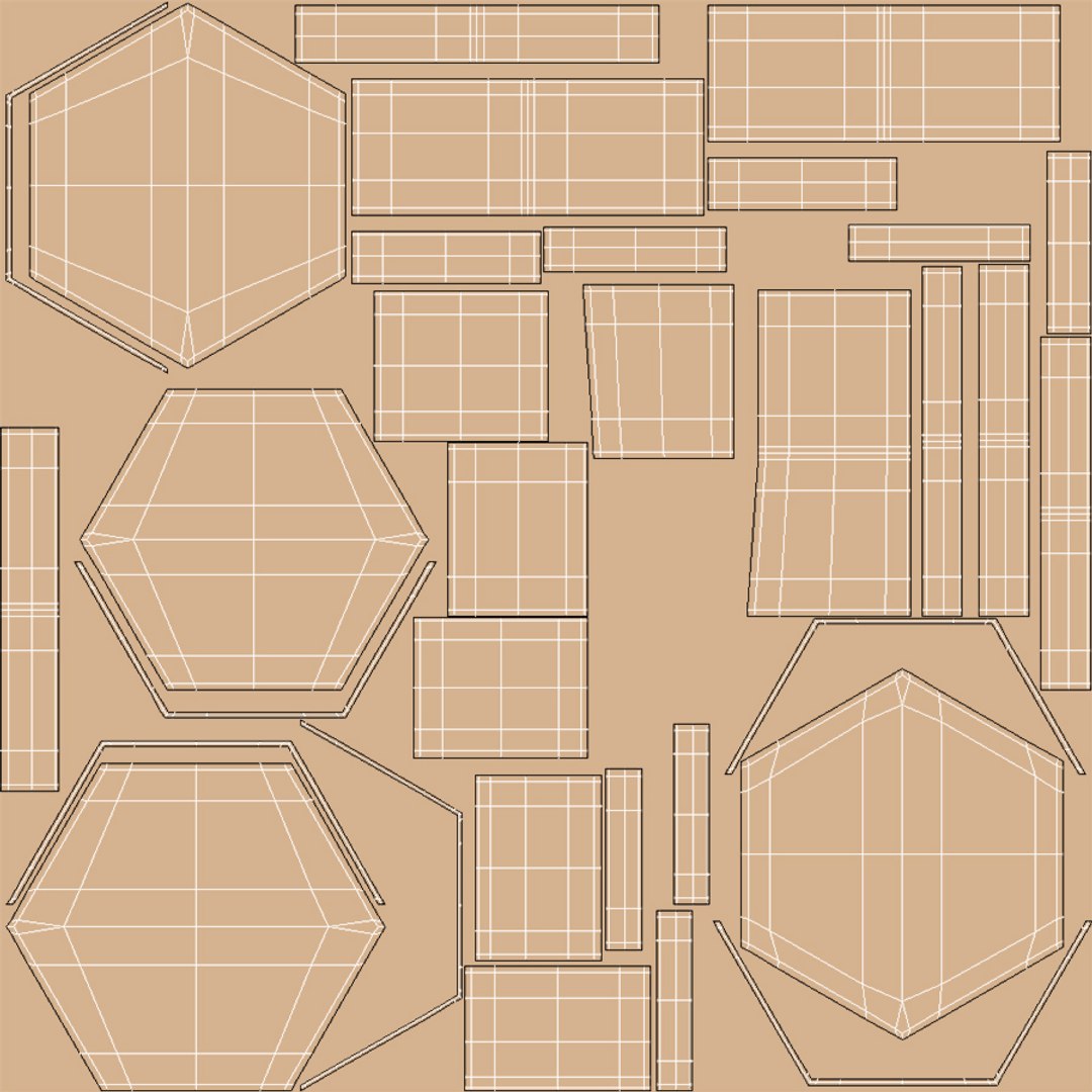 Open Hexagon Box 3D Model - TurboSquid 2081959