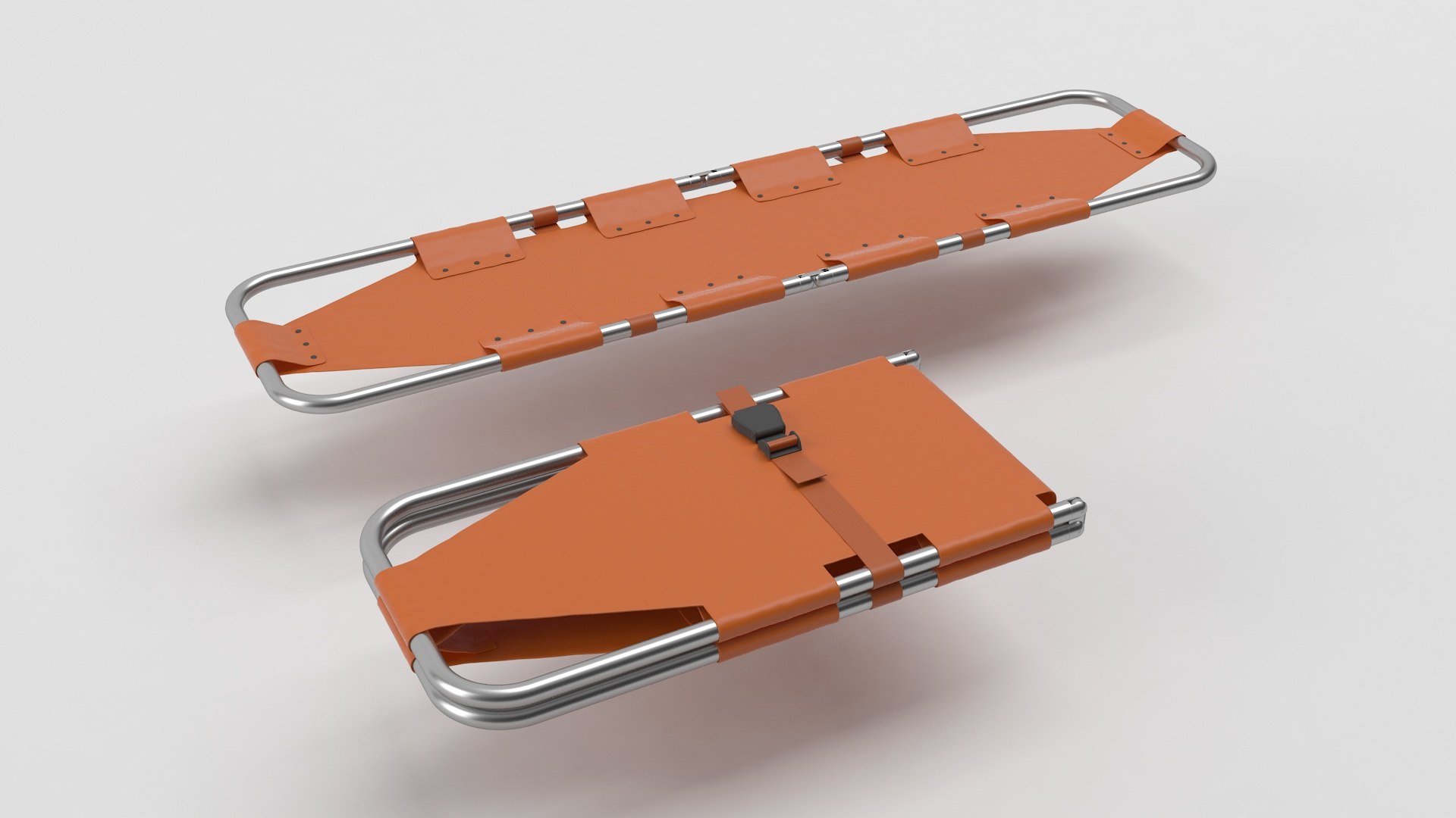 3D Ferno Model 12 Emergency Stretcher Model - TurboSquid 1887883