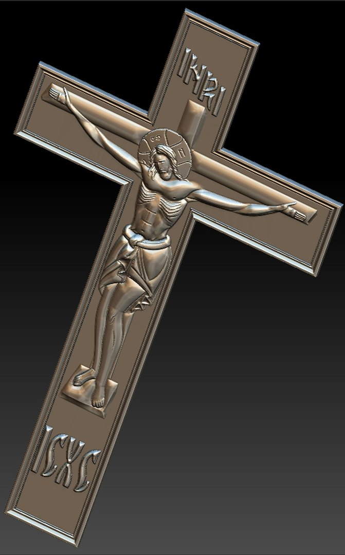 Crucifix Stl Cnc Router 3D Model - TurboSquid 1252469