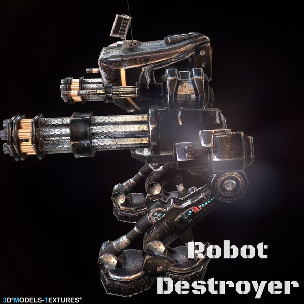 modelo 3d Robot destructor - TurboSquid 1212264
