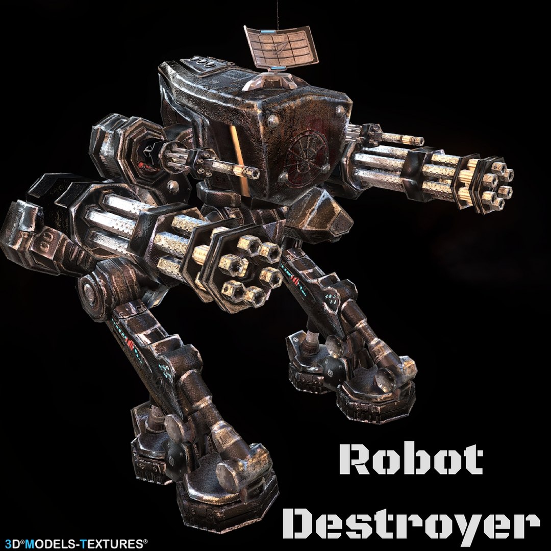 Robot destroyer 3D model - TurboSquid 1212264