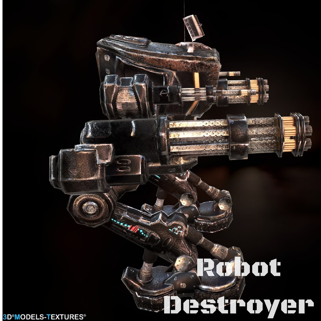 Robot destroyer 3D model - TurboSquid 1212264