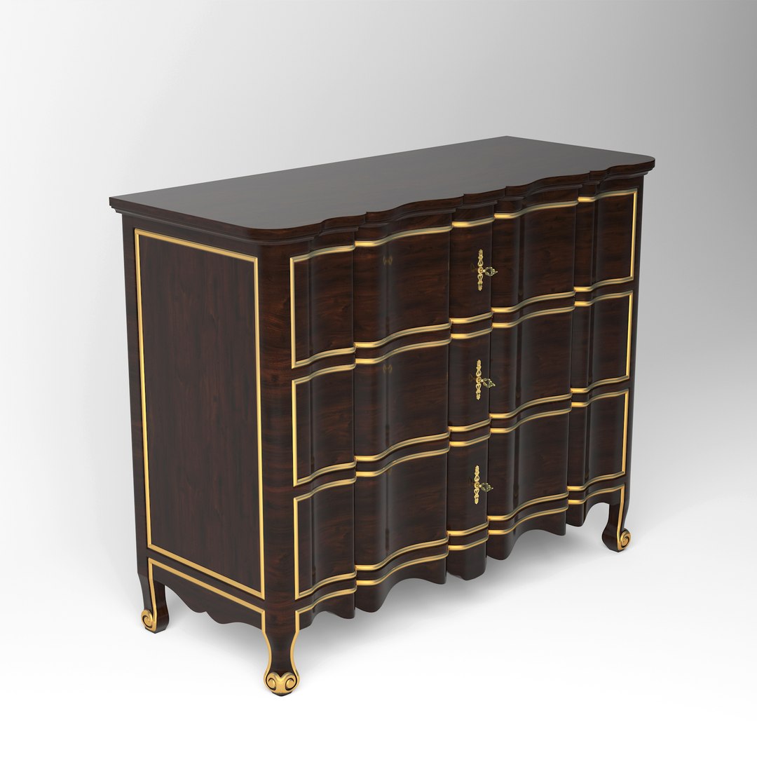 3D Classic Makeup Table - TurboSquid 2183623