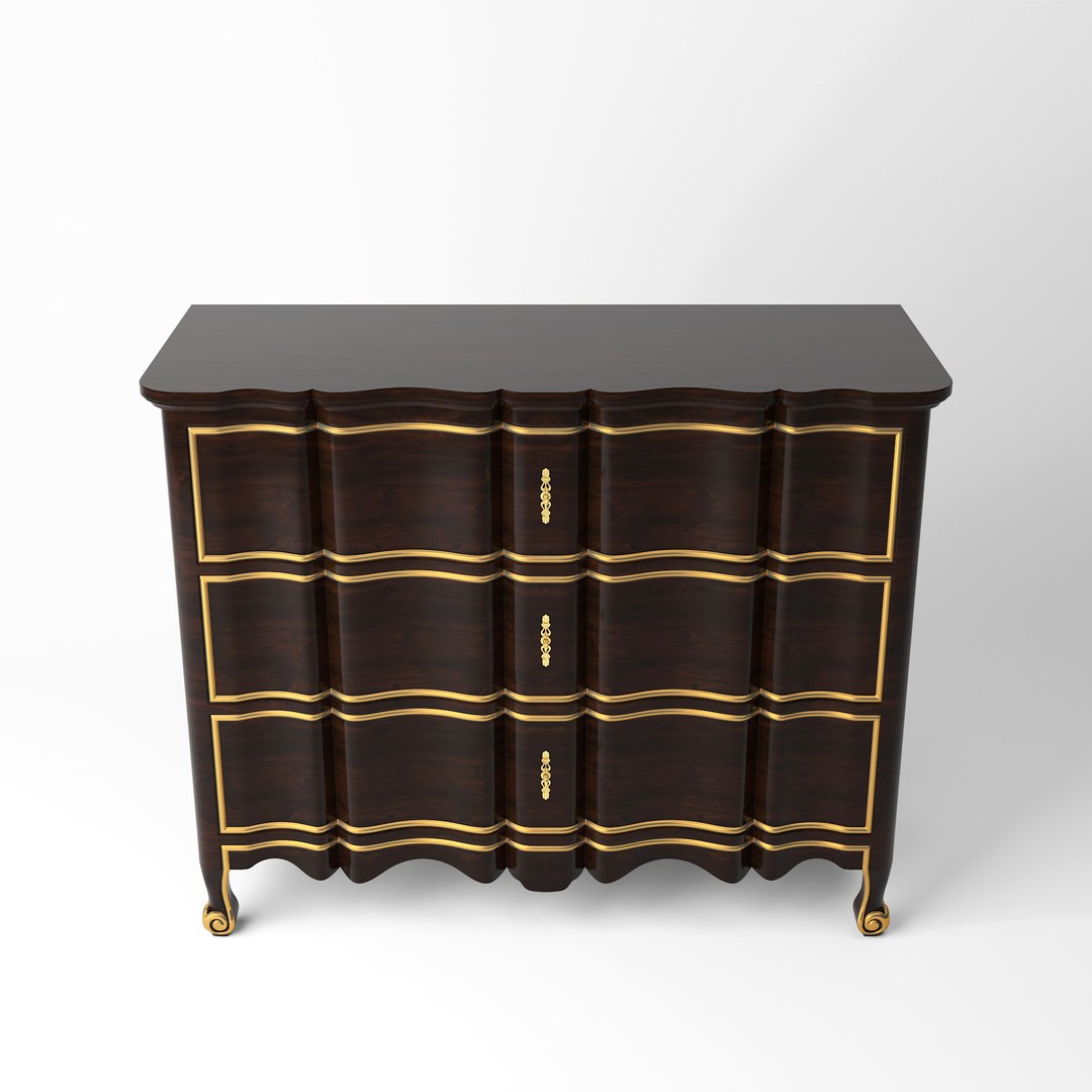 3D Classic Makeup Table - TurboSquid 2183623