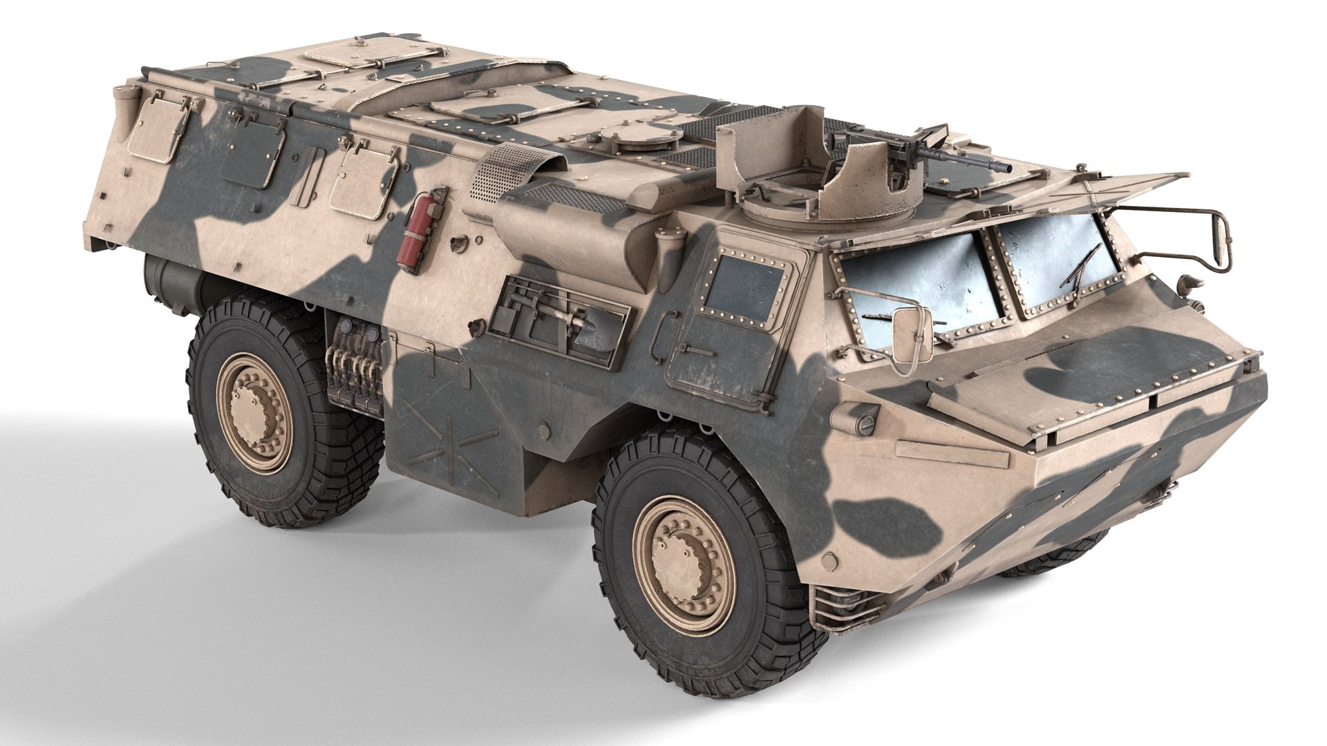 French VAB Armored Personnel Carrier 3D Model - TurboSquid 2262903