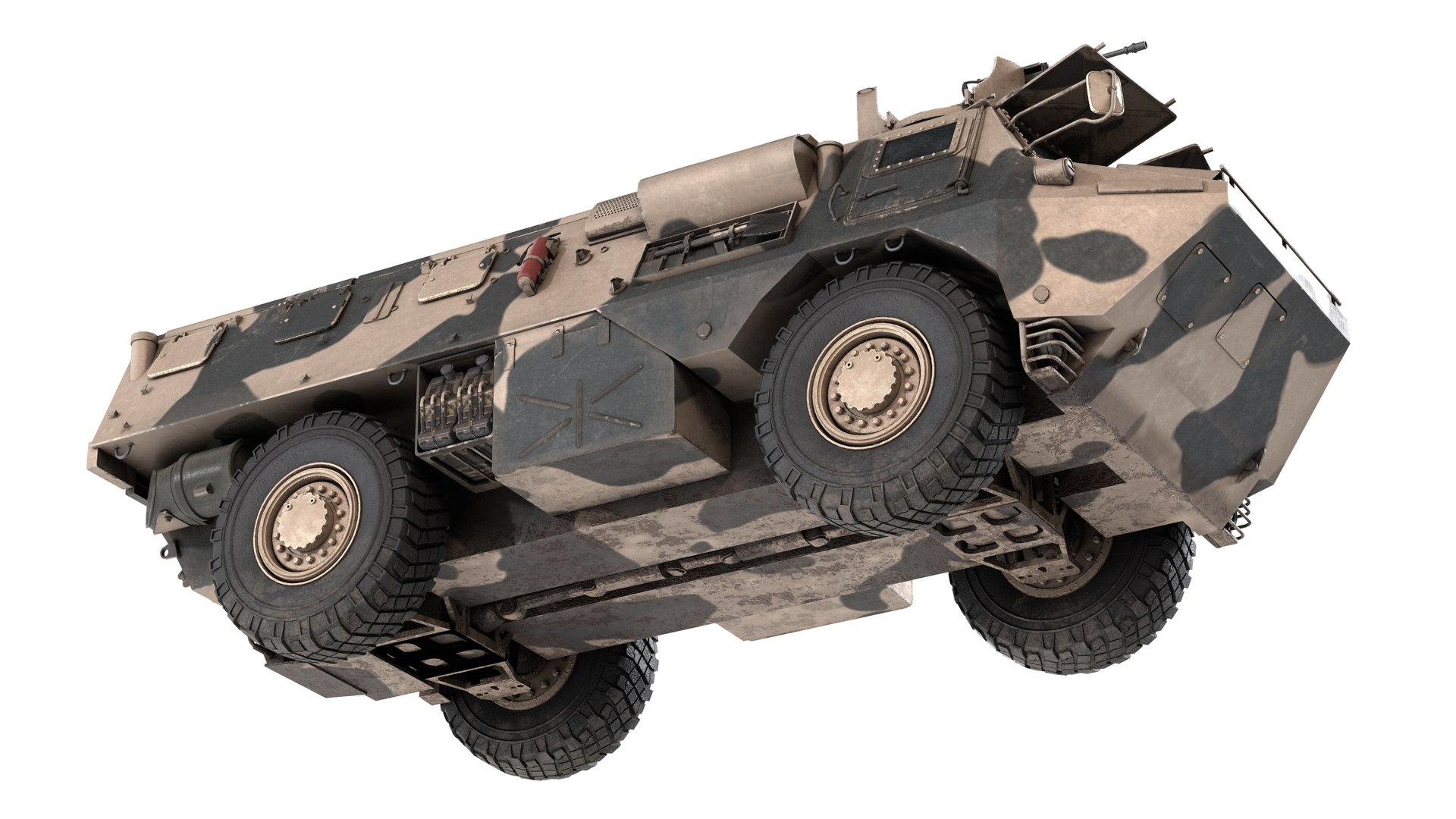French VAB Armored Personnel Carrier 3D Model - TurboSquid 2262903
