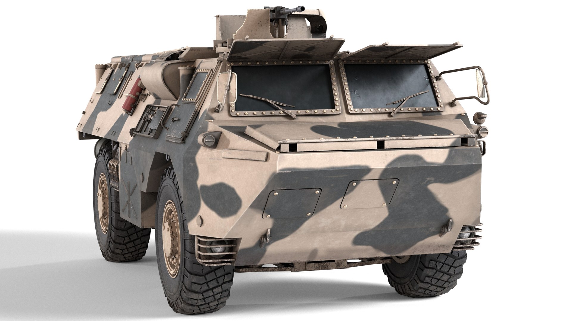 French VAB Armored Personnel Carrier 3D Model - TurboSquid 2262903