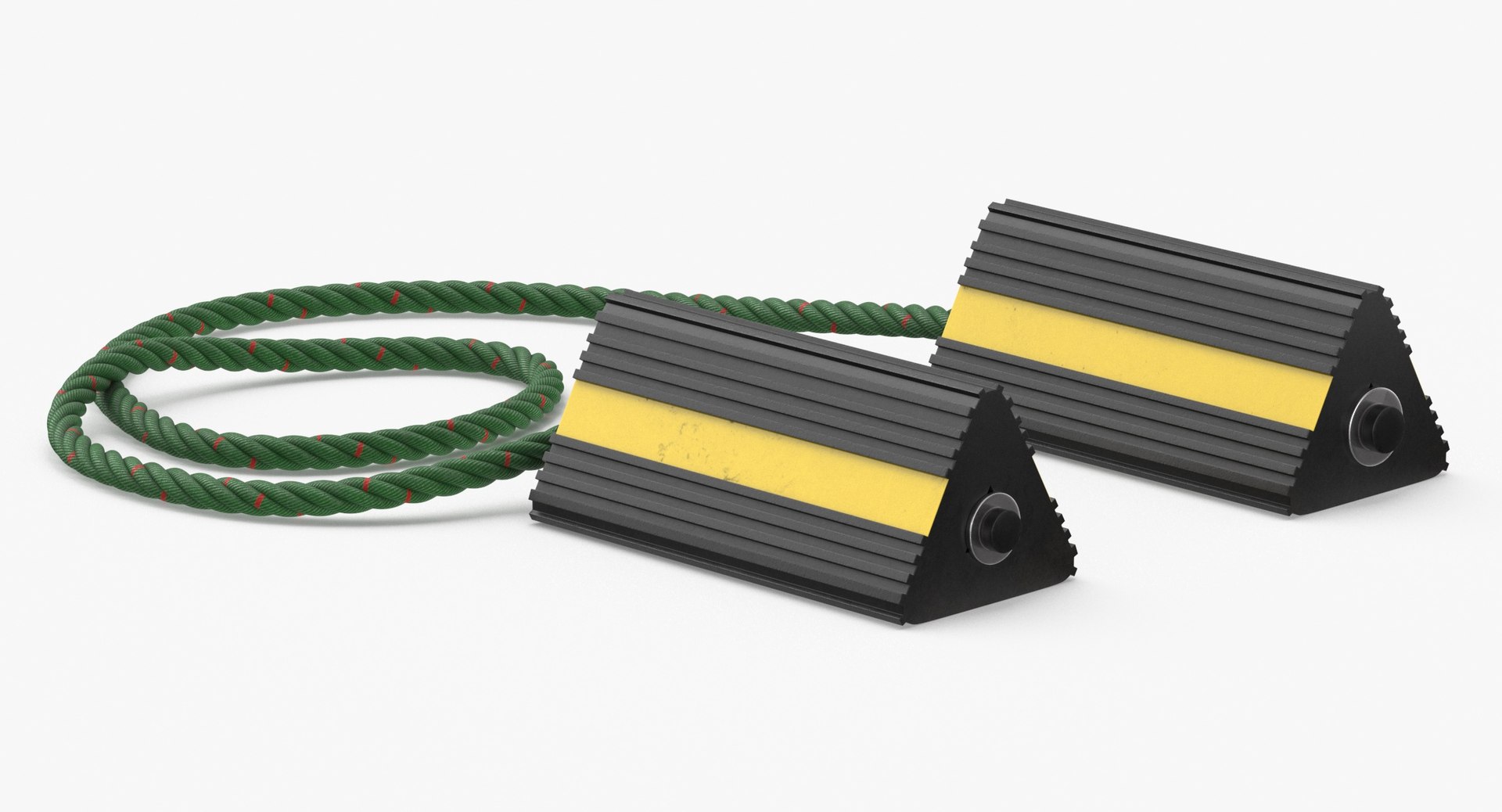 Aircraft Wheel Chocks Pose Clean and Dirty 3D model - TurboSquid 2164582