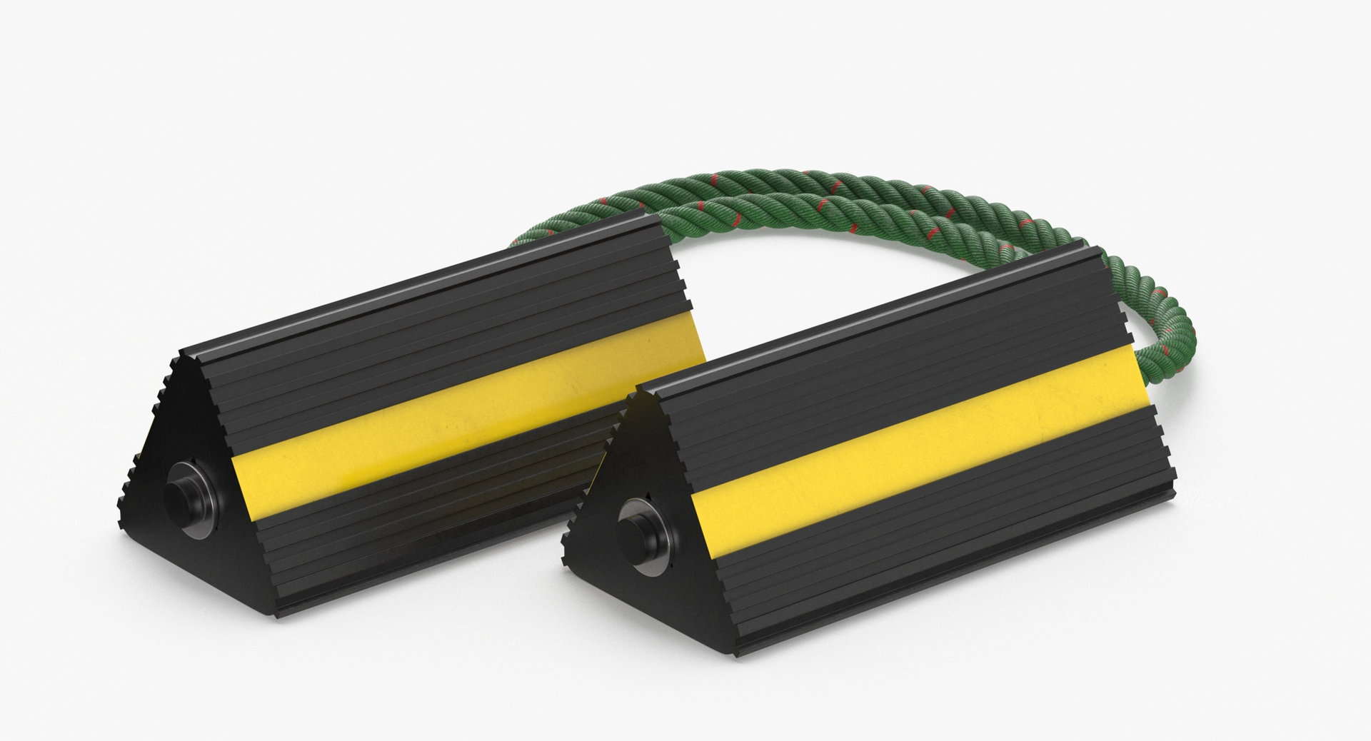 Aircraft Wheel Chocks Pose Clean and Dirty 3D model - TurboSquid 2164582