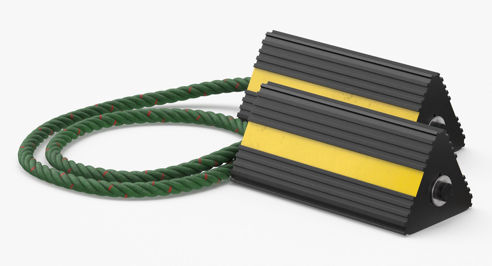 Aircraft Wheel Chocks Pose Clean and Dirty 3D model - TurboSquid 2164582