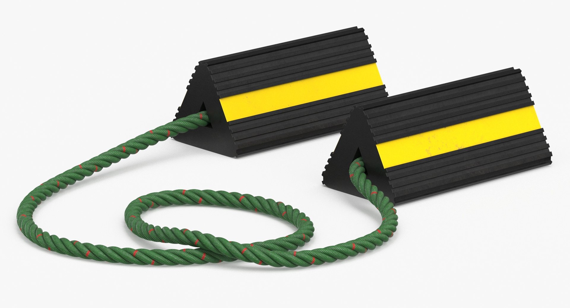 Aircraft Wheel Chocks Pose Clean and Dirty 3D model - TurboSquid 2164582