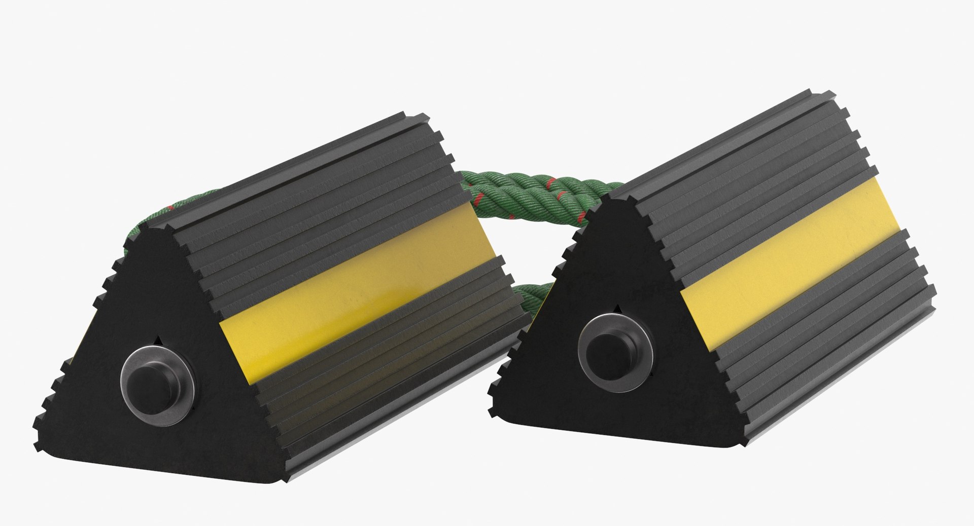 Aircraft Wheel Chocks Pose Clean and Dirty 3D model - TurboSquid 2164582