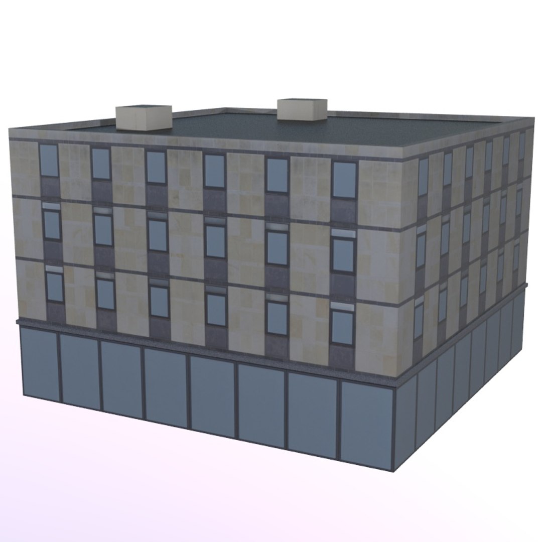 3d Model Office Building