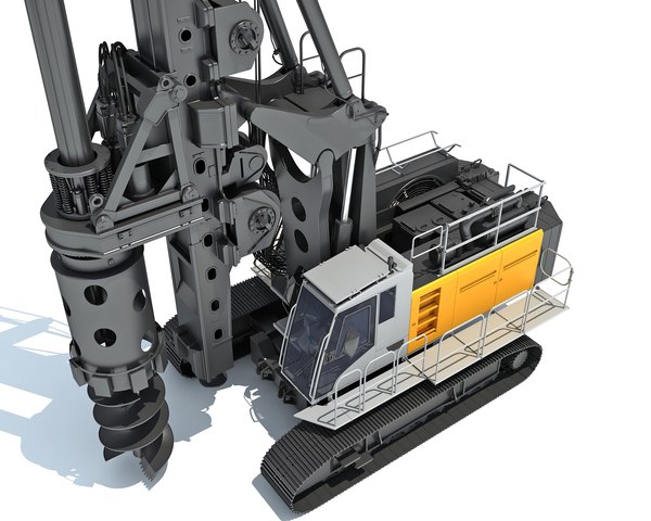 3D Rotary Drilling Rig model - TurboSquid 1897278