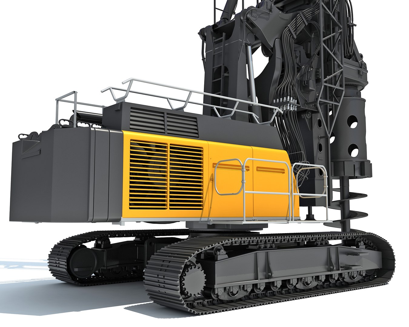 3D Rotary Drilling Rig Model - TurboSquid 1897278