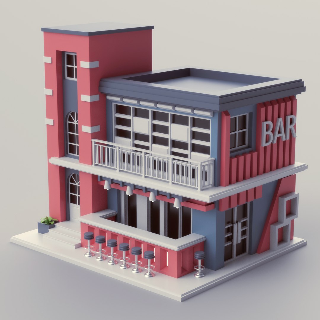 Pub 03 3D Model - TurboSquid 1770938