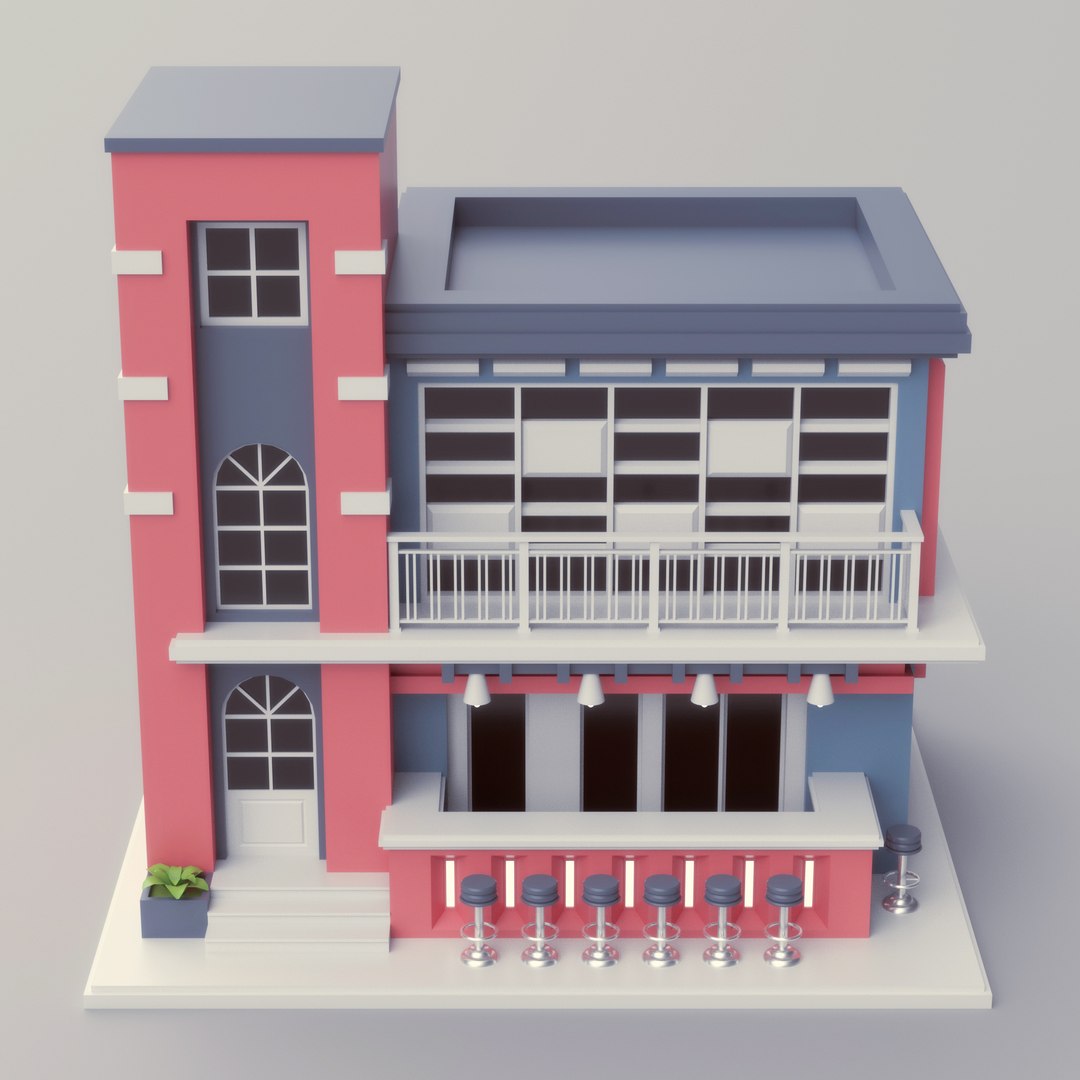 Pub 03 3D Model - TurboSquid 1770938