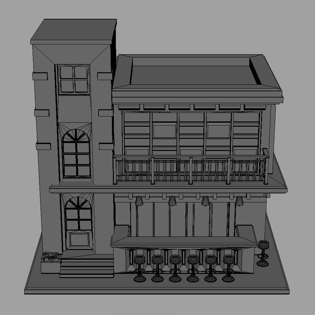 Pub 03 3D Model - TurboSquid 1770938