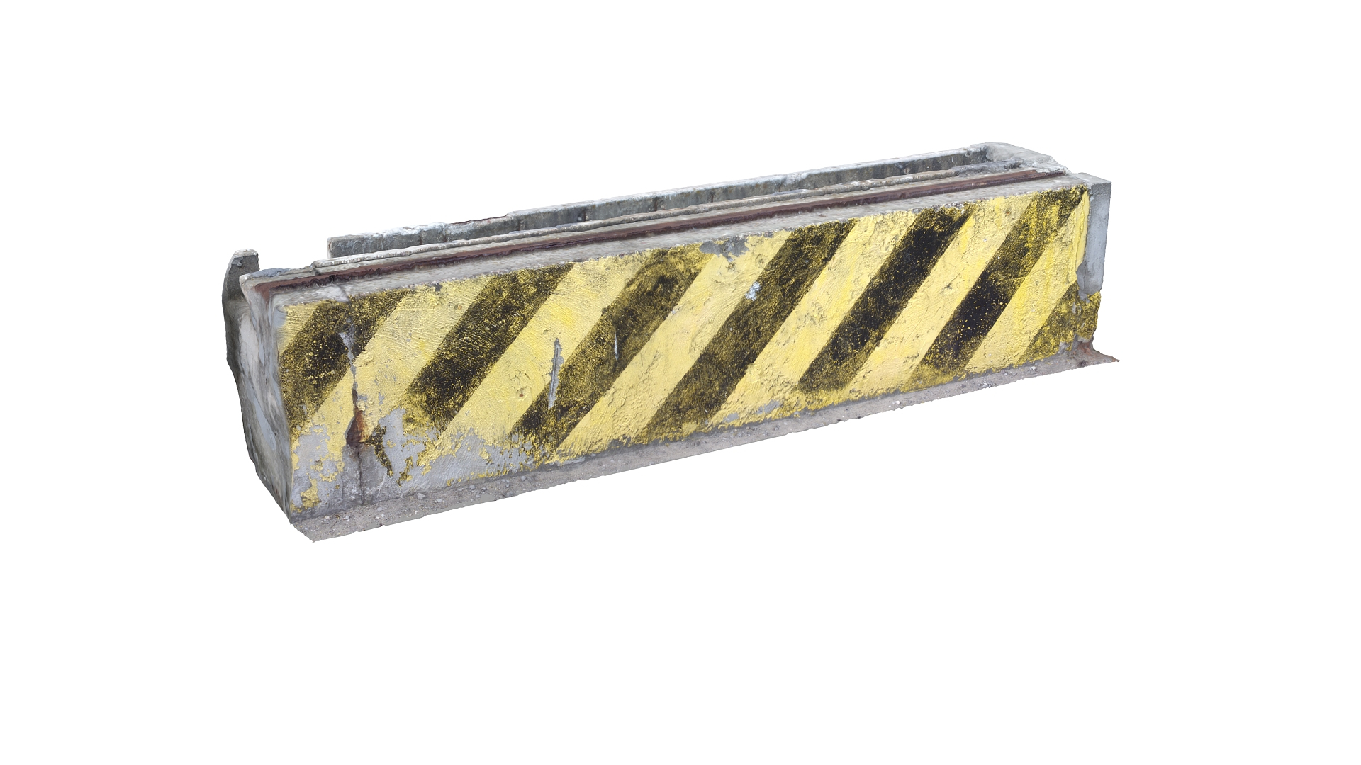 3d Model Concrete Barrier Scan 8k