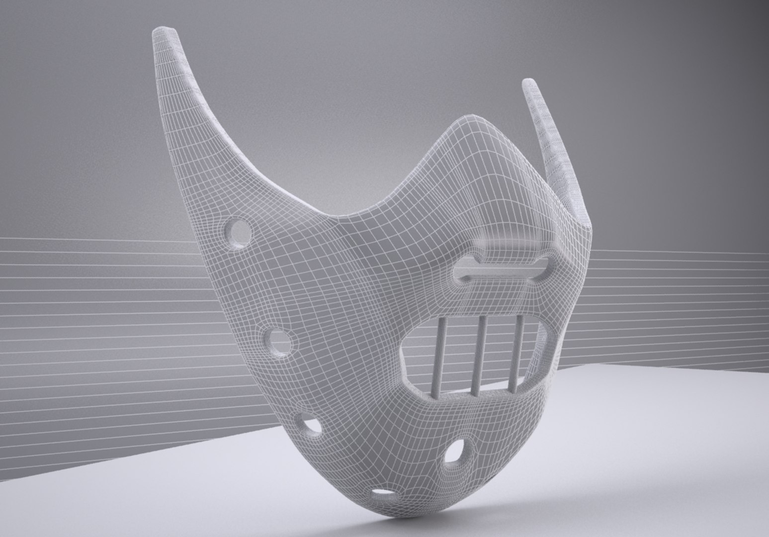 Mask Hannibal Lecter Obj