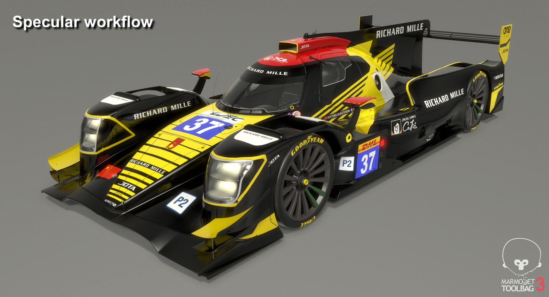 3D jackie chan dc racing - TurboSquid 1547279