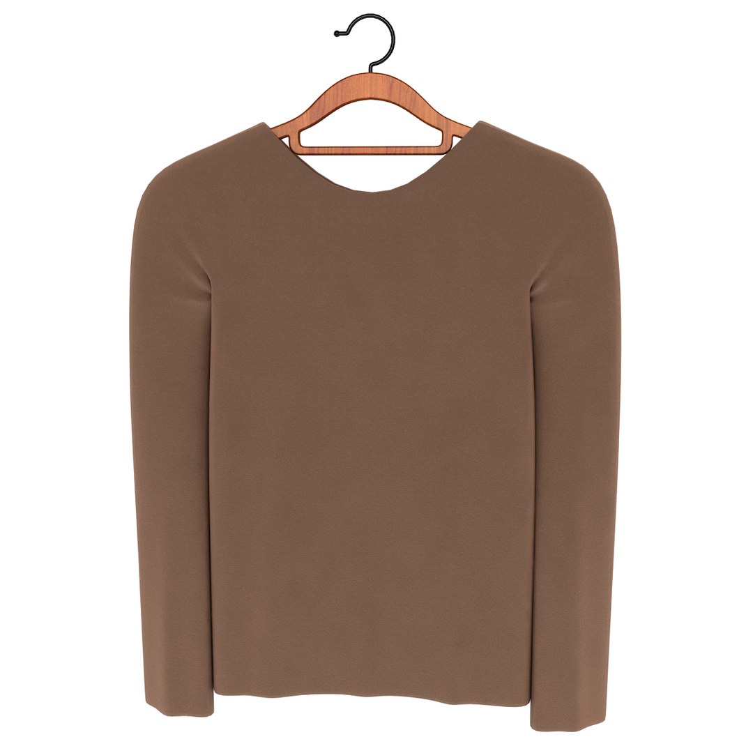 long sleeve shirt 3d model