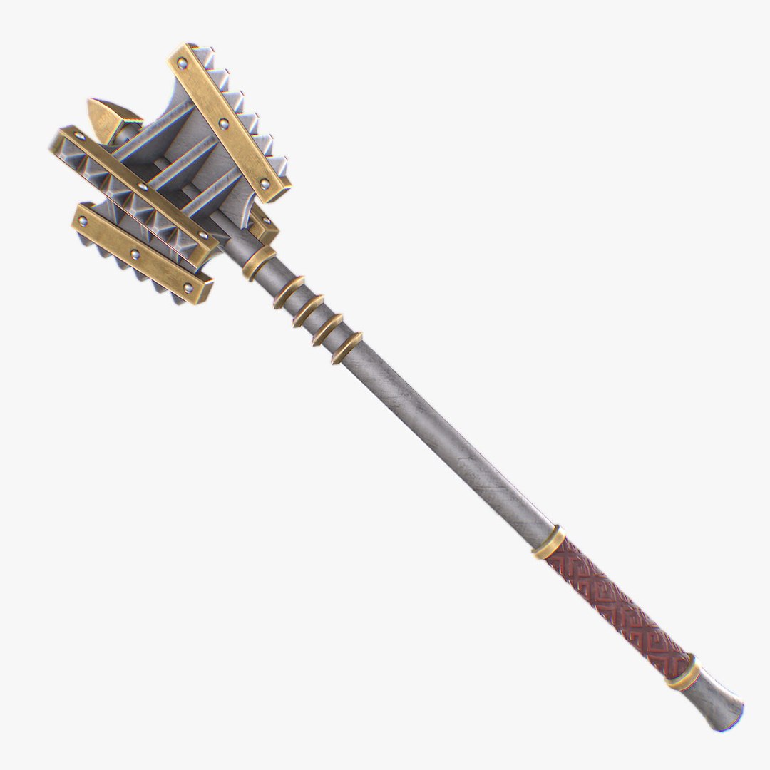 Blunt Mace Model - TurboSquid 2381609