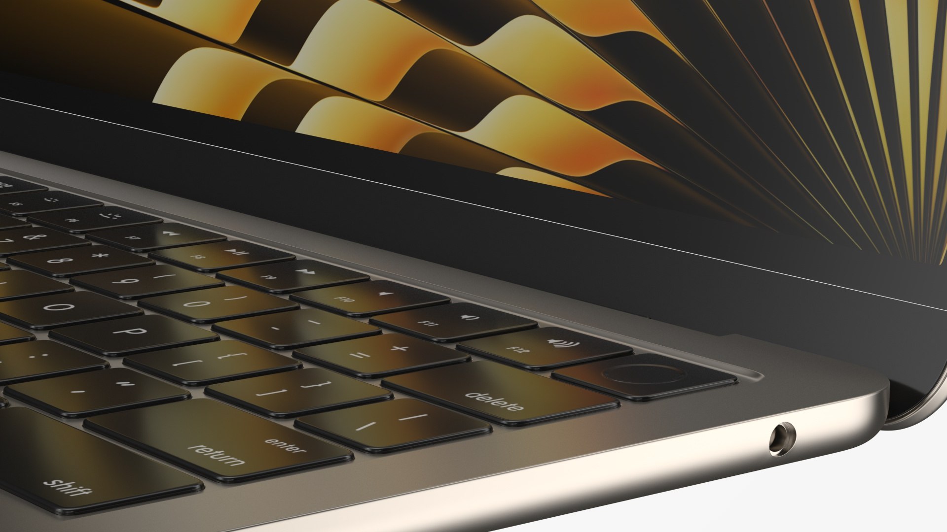 Apple MacBook Air M3 Starlight 3D Model - TurboSquid 2200241