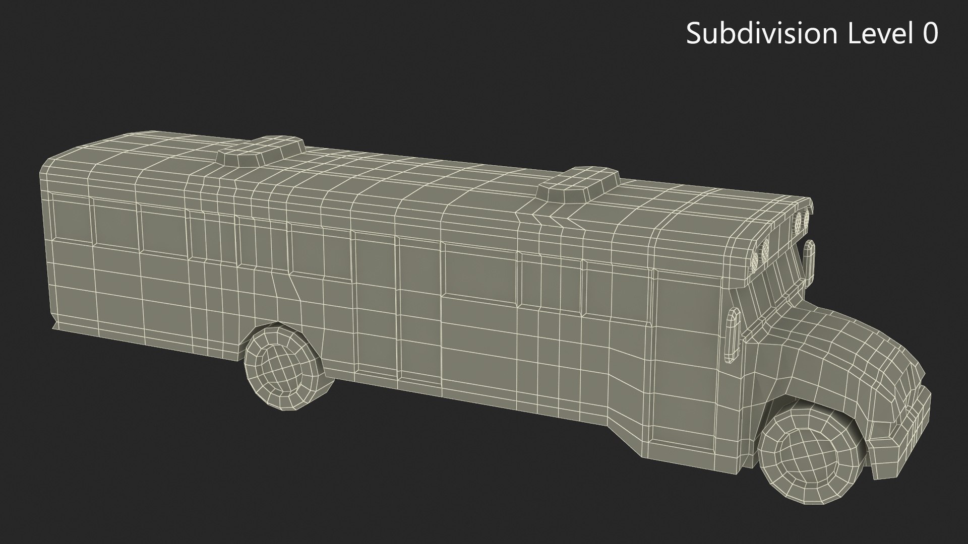 3D Low Poly Stylized Model School Bus Model - TurboSquid 2273072