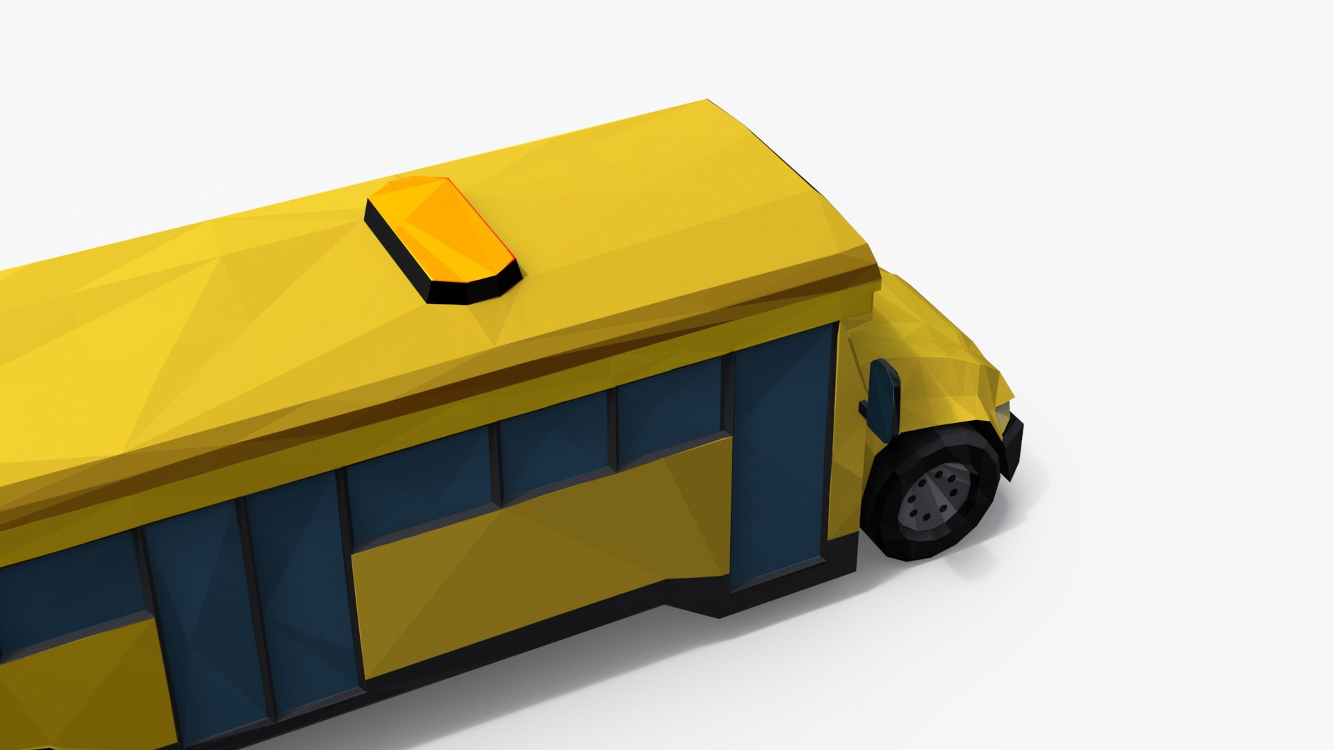 3D Low Poly Stylized Model School Bus Model - TurboSquid 2273072