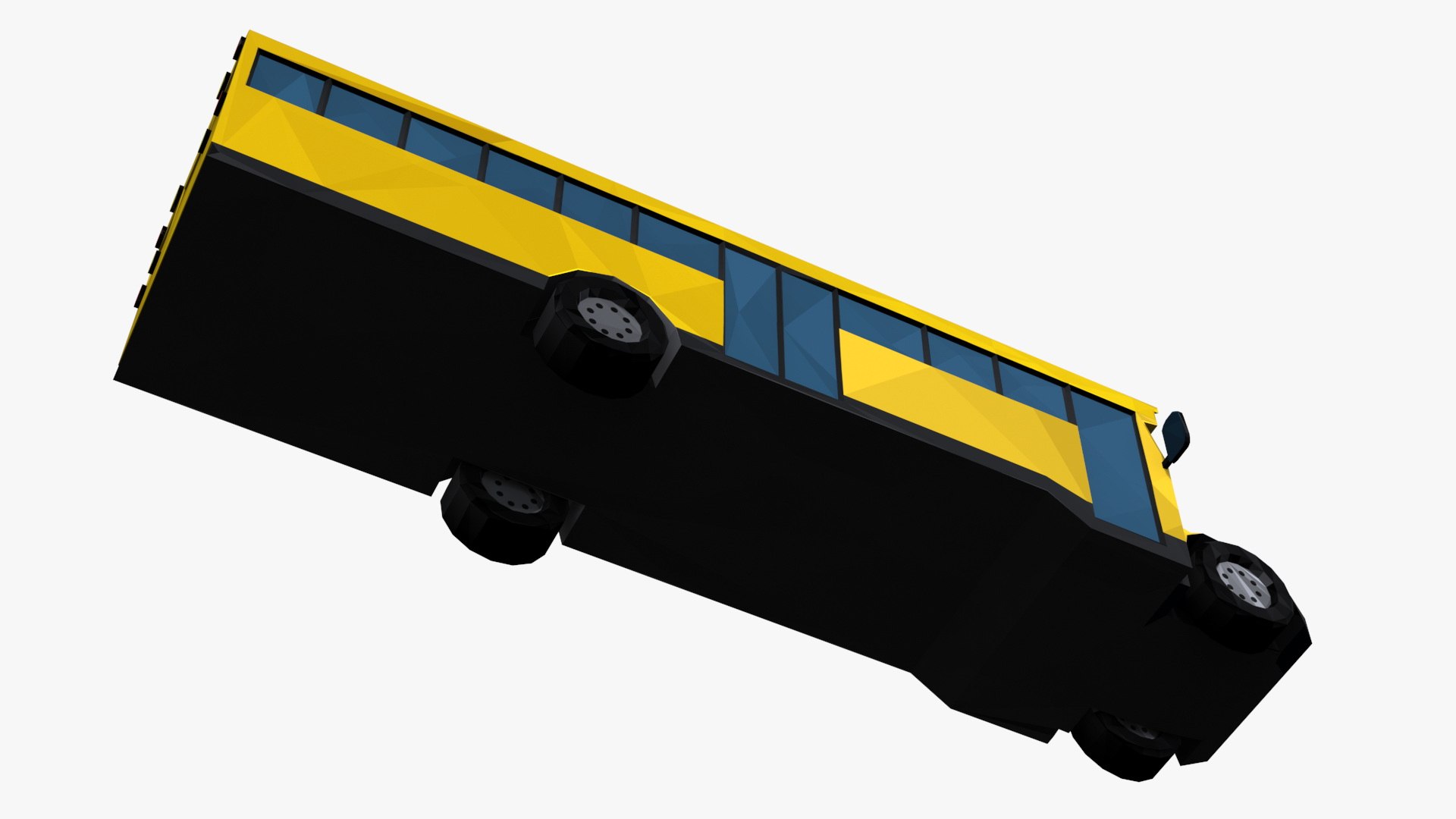 3D Low Poly Stylized Model School Bus Model - TurboSquid 2273072