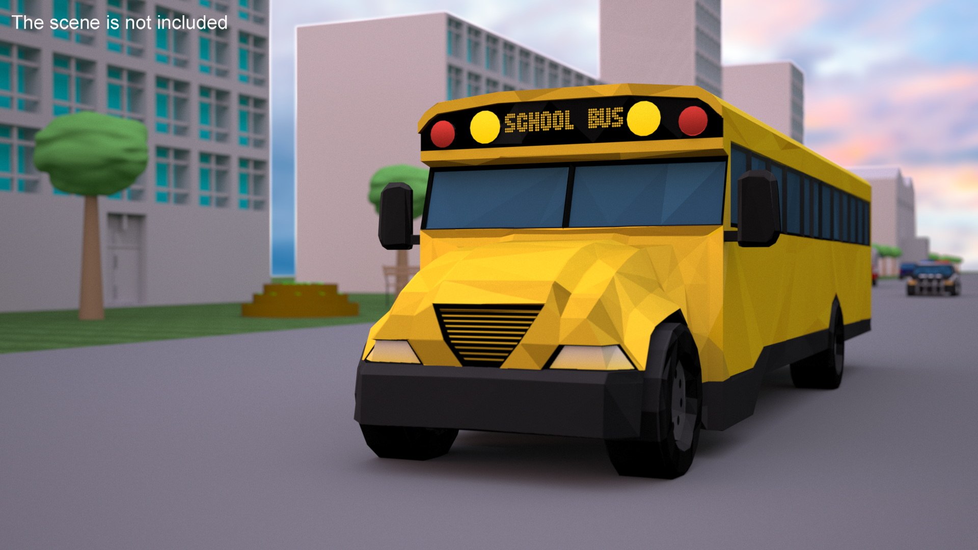 3D Low Poly Stylized Model School Bus Model - TurboSquid 2273072