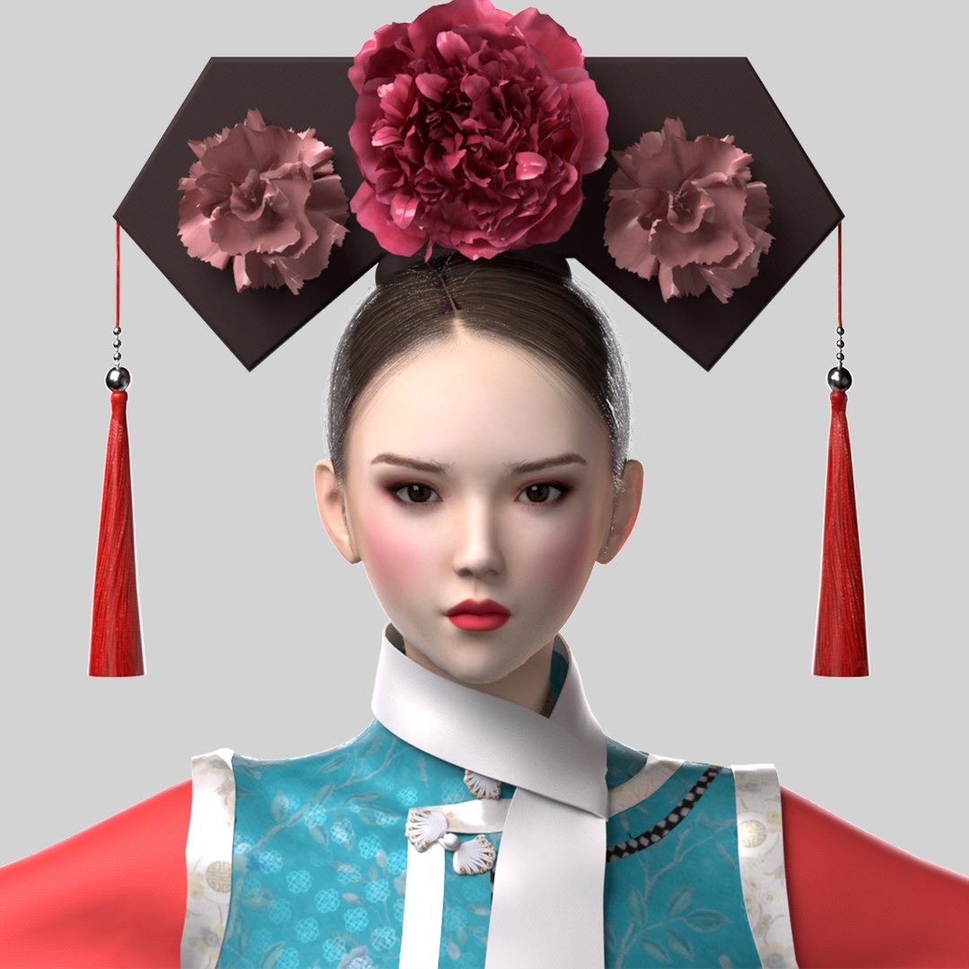 Princess Of Qing Dynasty 3D Model - TurboSquid 1743435