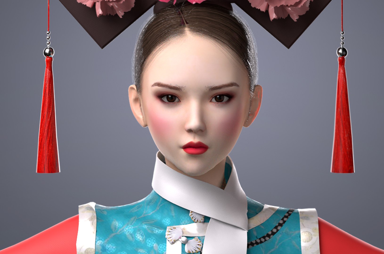 Princess Of Qing Dynasty 3D Model - TurboSquid 1743435