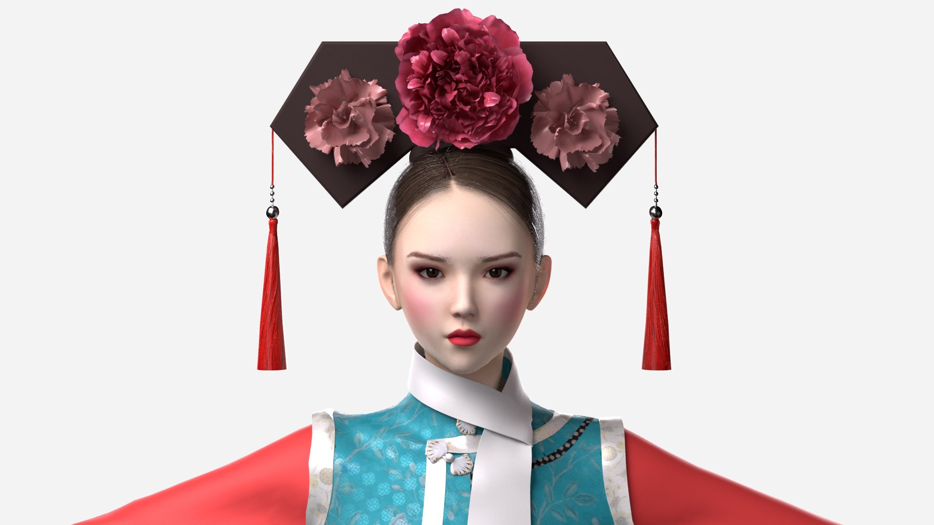 Princess Of Qing Dynasty 3D Model - TurboSquid 1743435