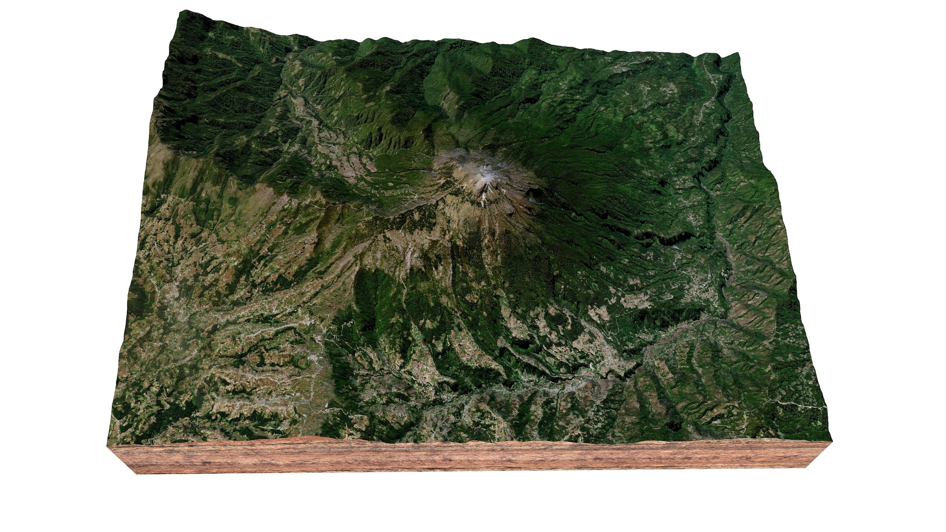 Volcano Tajumulco Stratovolcano Guatemala 3D Model - TurboSquid 2061915