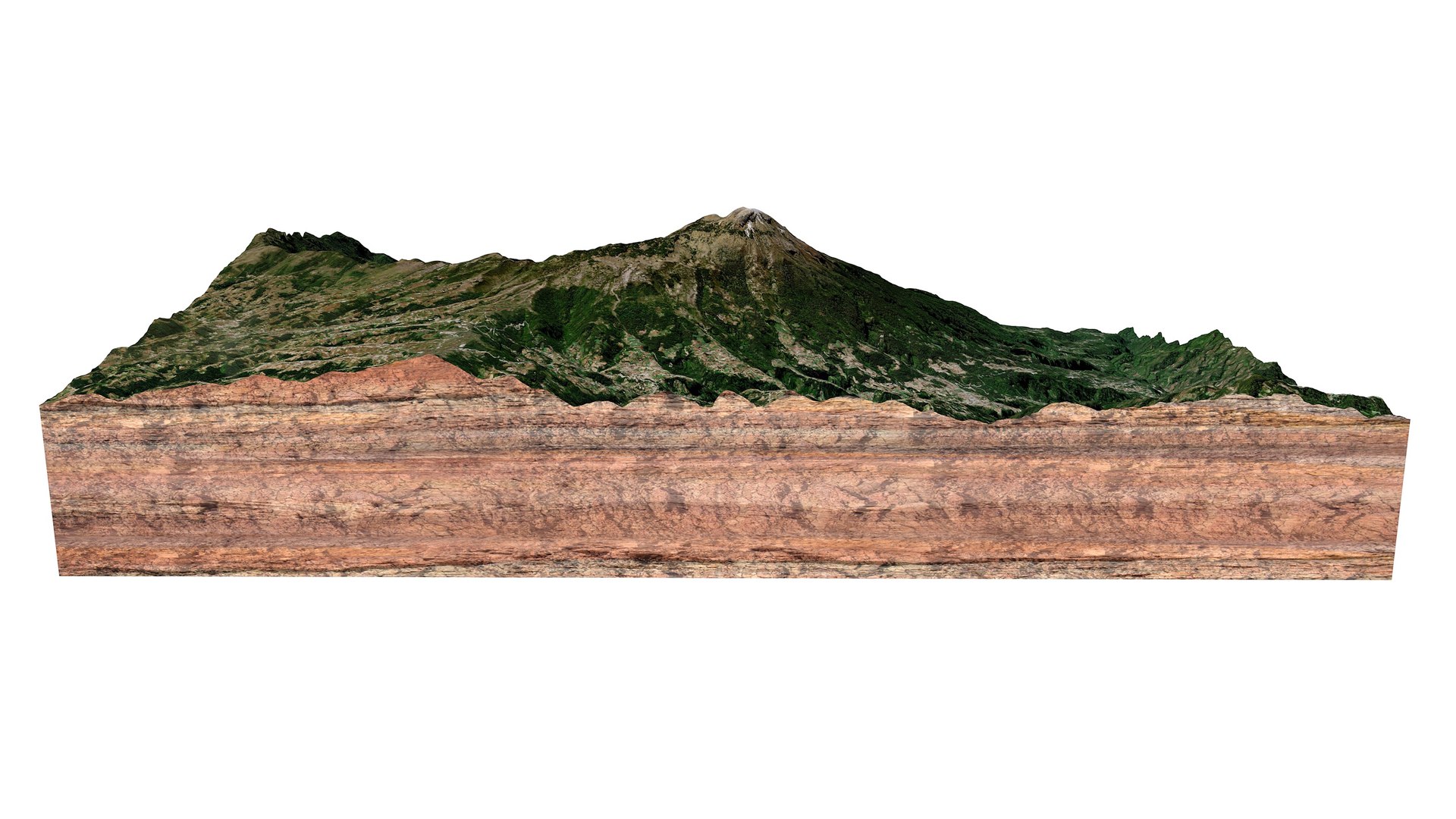 Volcano Tajumulco Stratovolcano Guatemala 3D Model - TurboSquid 2061915