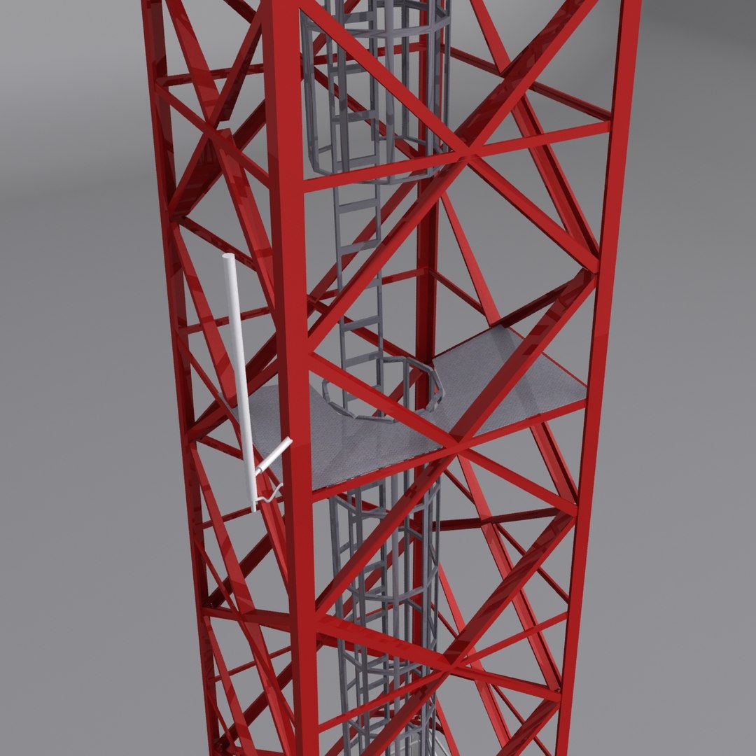 3d Model Mobile Tower
