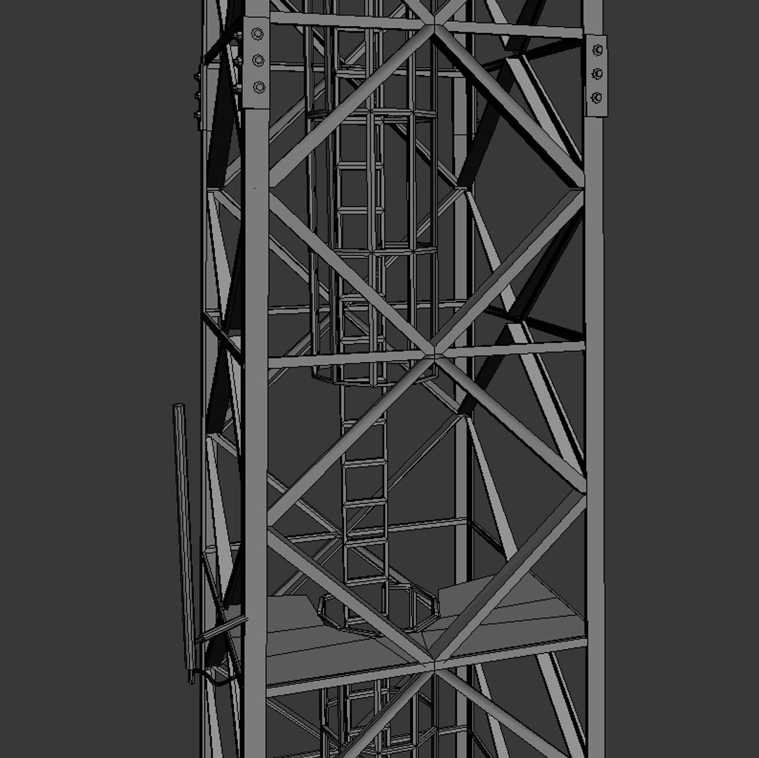3d Model Mobile Tower