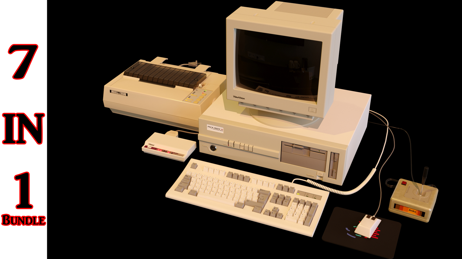 Vintage pc 7 1 3D model - TurboSquid 1543863