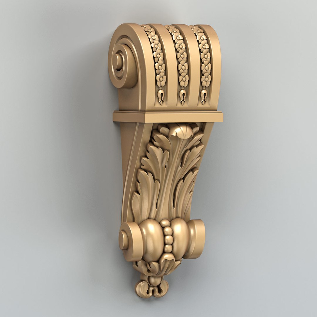 Pilaster corbel 013 3D model - TurboSquid 1633675