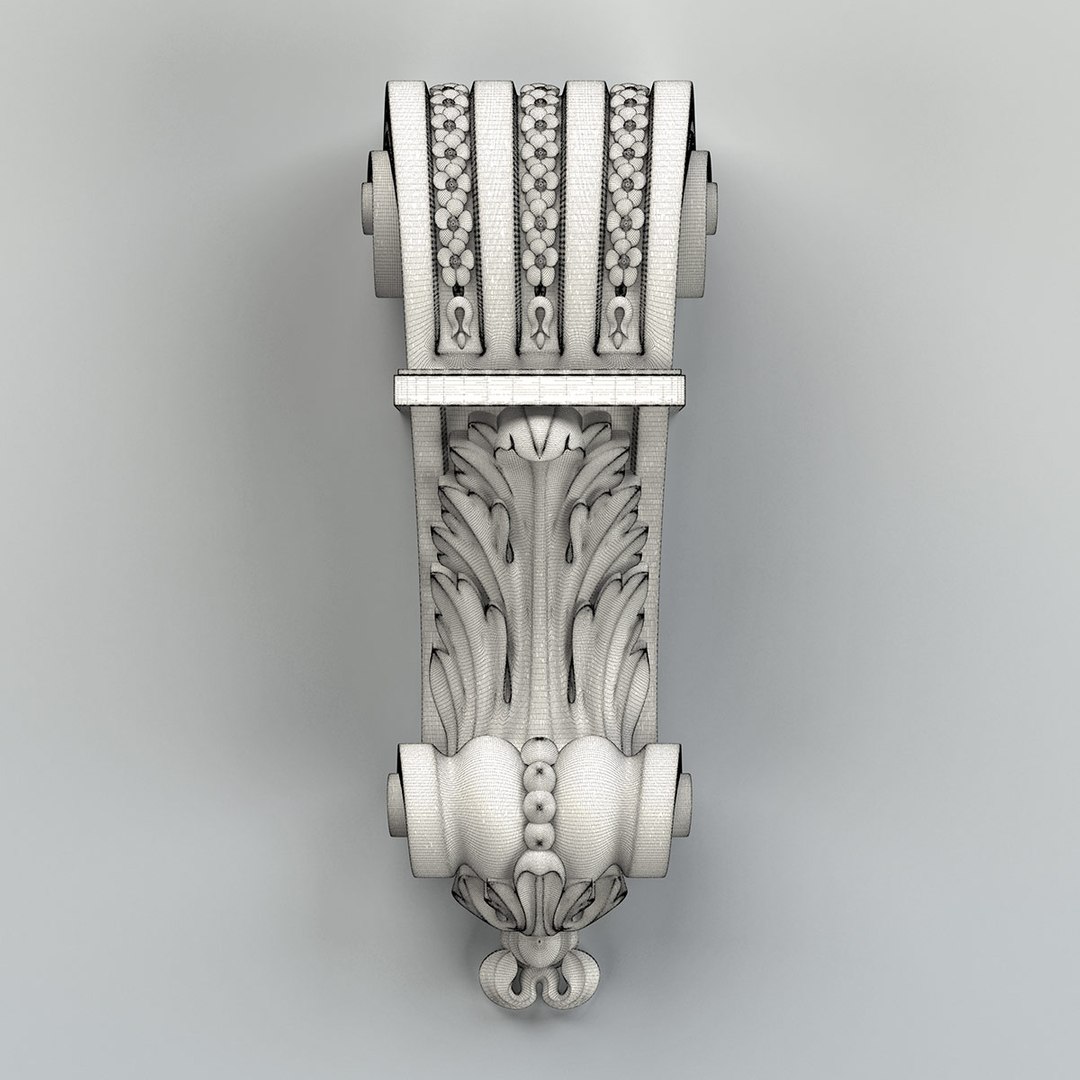 Pilaster corbel 013 3D model - TurboSquid 1633675