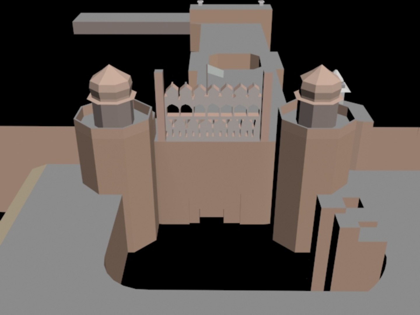 Red Fort Delhi 3D - TurboSquid 1357726