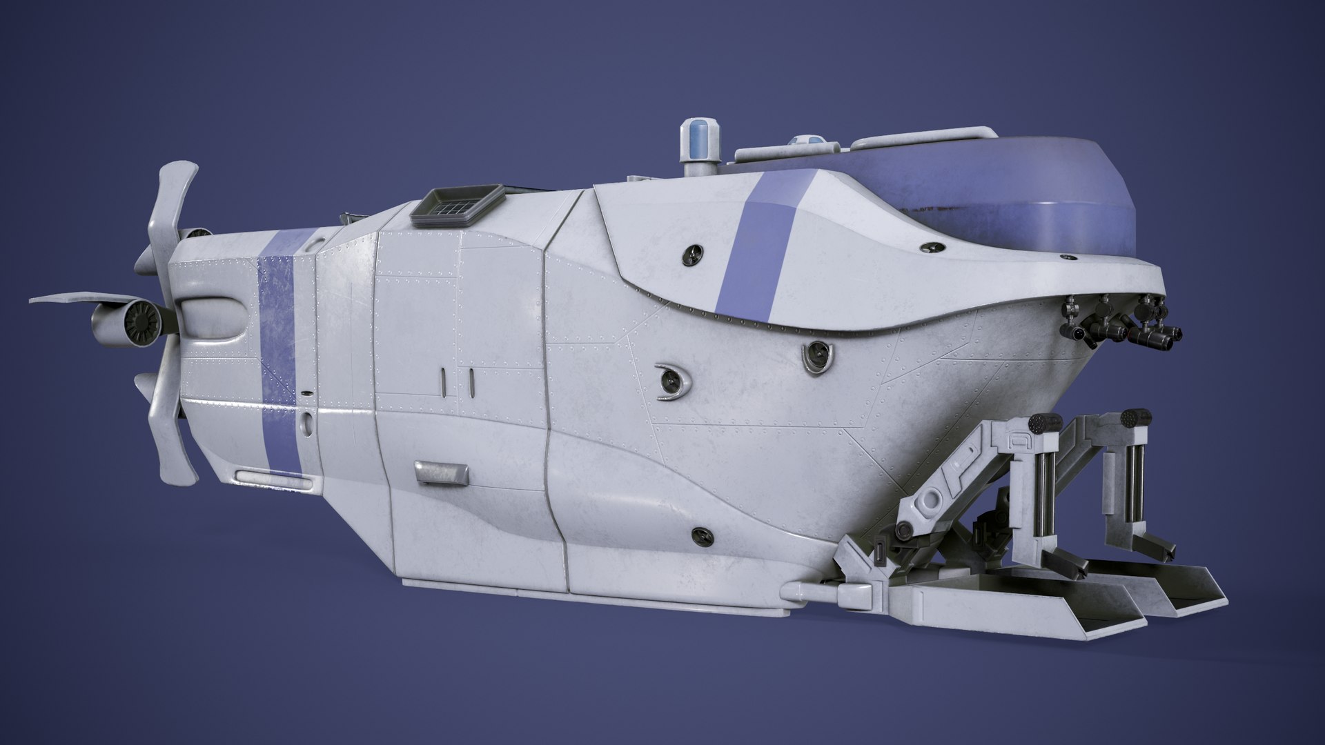 Research Submersible 3D Model - TurboSquid 1801687