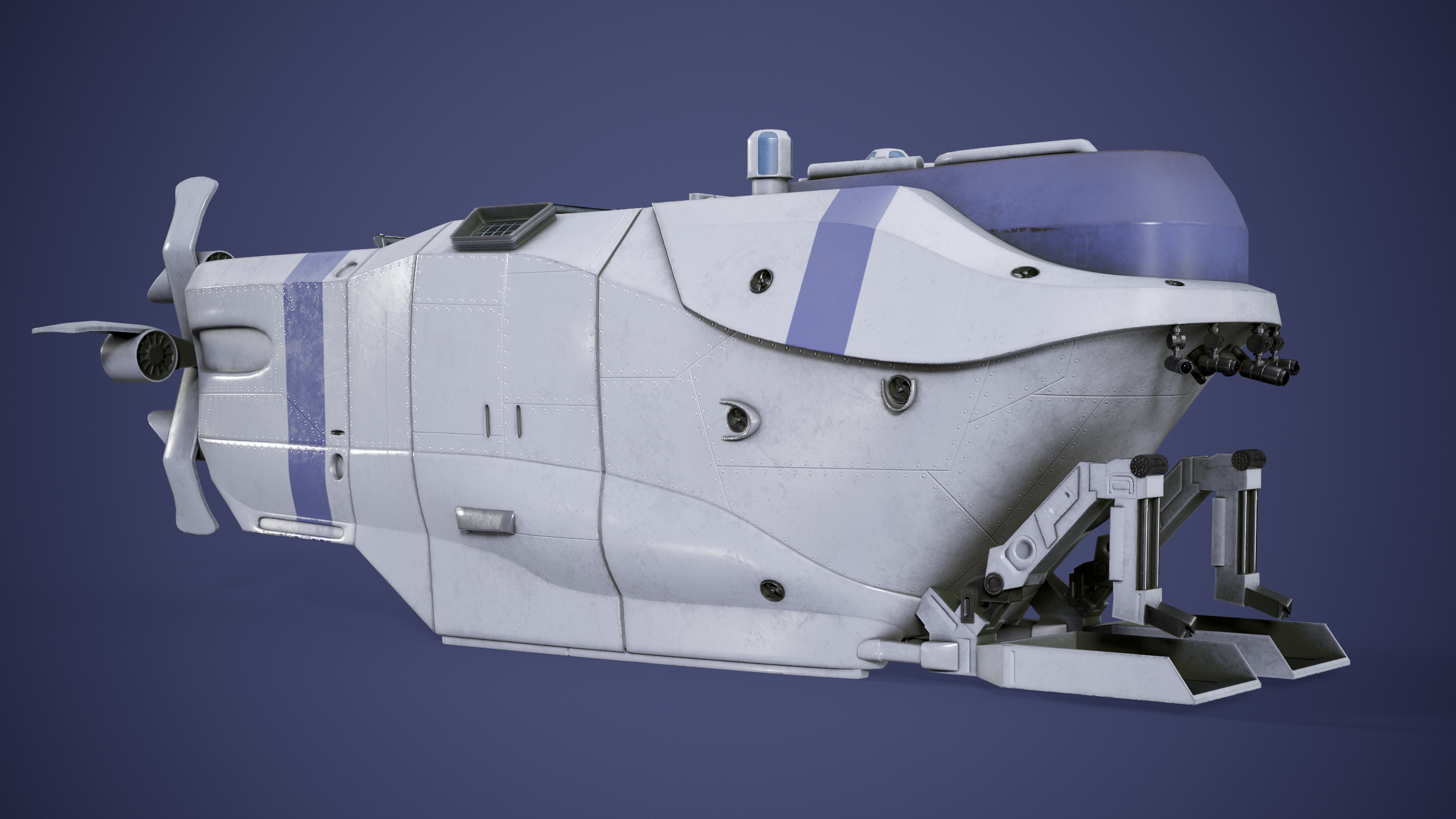 Research Submersible 3D model - TurboSquid 1801687