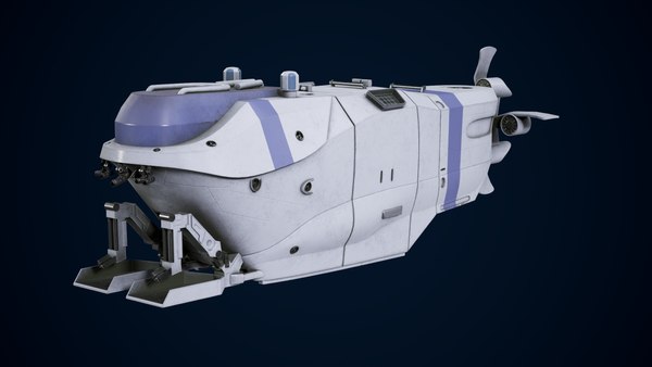 Research Submersible 3D model - TurboSquid 1801687